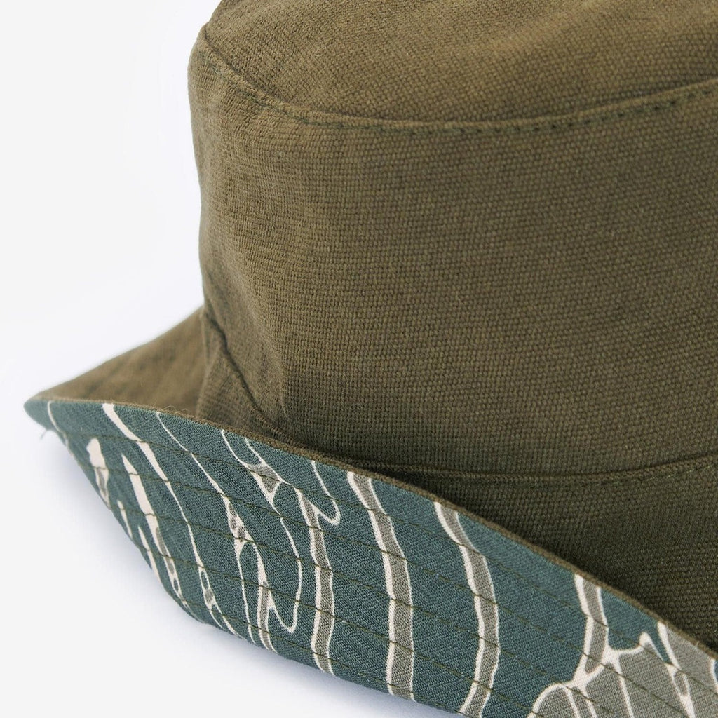 Barbour Men's Cornwall Bucket Reversible Hat in Olive – Sinclairs Online