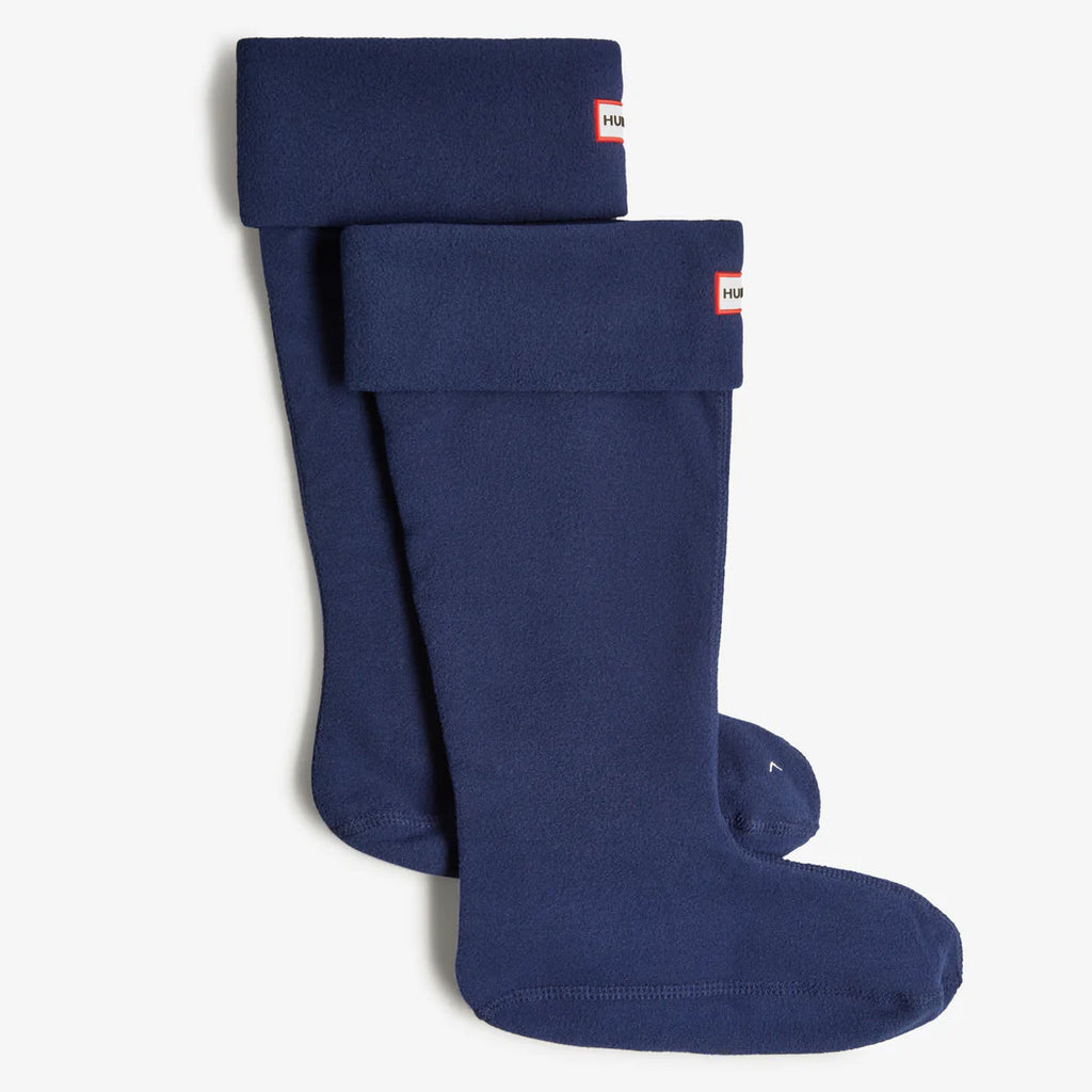 Hunter Recycled Fleece Cuff Tall Boot Socks in Navy – Sinclairs Online