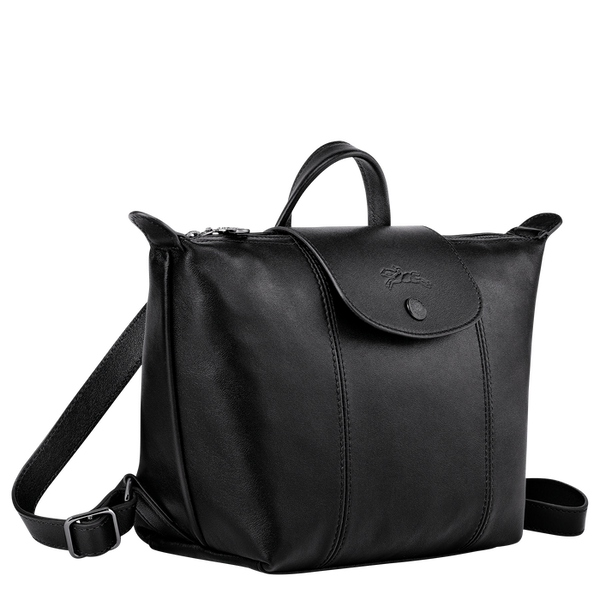 Longchamp Le Pliage Cuir Backpack in Black – Sinclairs Online