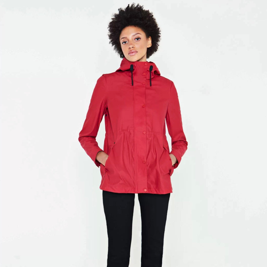 Hunter Women's Original Lightweight Waterproof Jacket in Military Red ...